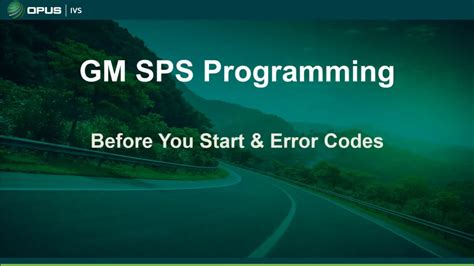 GM Service Programming Systems SPS Training YouTube
