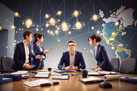 Premium Photo Business Concept Merger Communication