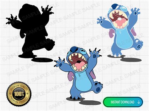 Lilo Y Stitch Svg Lilo Svg Stitch Silueta Lilo Silueta Stitch Clipart