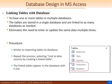 Chapter 7 Databases Chapter In Introduction To Computer Pptx Pptx Databases Computer
