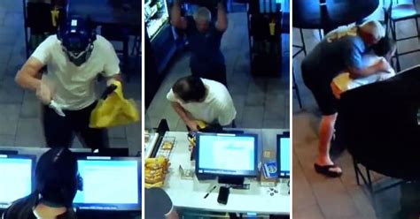 Watch Customer Takes On Guy Trying To Rob Starbucks In Transformers