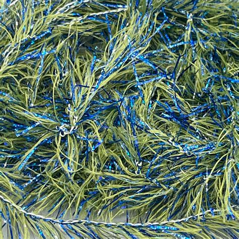 Upavon Pure Blue Flash Damsel Straggle Hackle Modern
