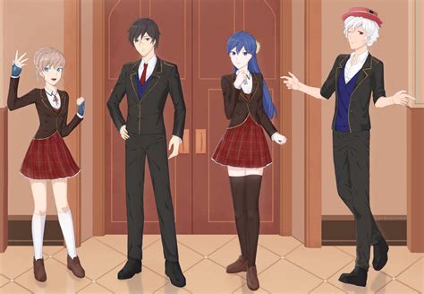 Team Mlit Beacon Outfits Rwby By Seshirukun On Deviantart