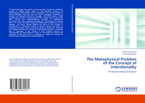 Pdf The Metaphysical Problem Of The Concept Of Intentionality
