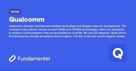 qcom qualcomm fundamentei
