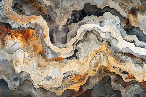 Premium Photo Develop An Abstract Representation Of Geological B