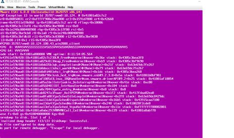 UCS C Wtih ESXi Got PSOD Crash GP Exception Error Cisco Community