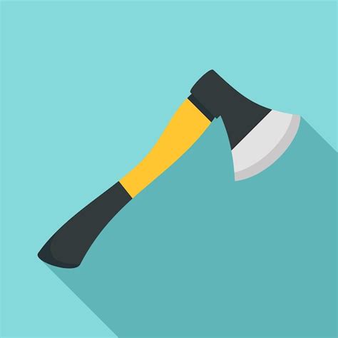 Premium Vector Axe Tool Icon Flat Illustration Of Axe Tool Vector