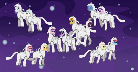 Ponies In Space By Mlp Headstrong On Deviantart