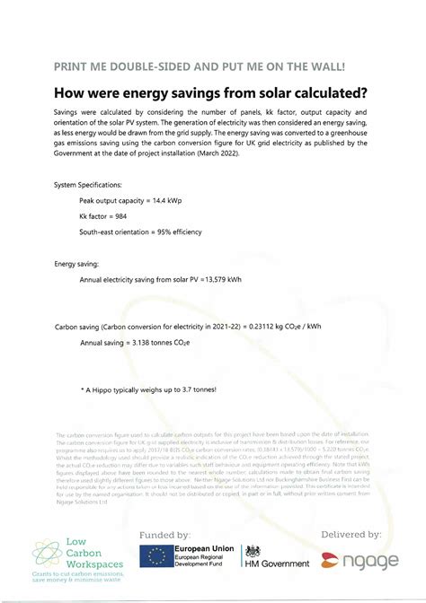 Bd Now Officially A Low Carbon Workplace Bd Precision Engineers Ltd