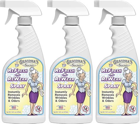 Grandmas Secret Refresh N Rewear Spray Instantly Removes