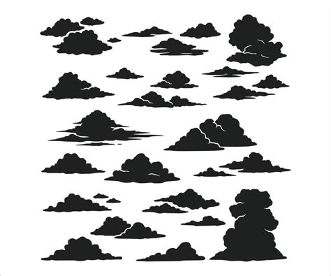 Cloud Silhouette Vector Art Icons And Graphics For Free Download