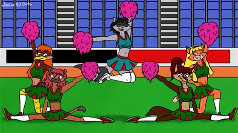 Point Commission Cheer Girls By Jde Ringtail On Deviantart