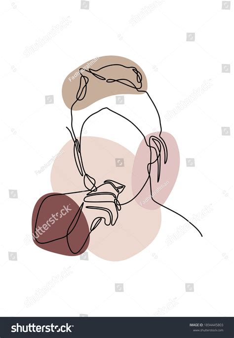 Abstract Nude Woman Line Art Sensual Stock Vector Royalty Free Shutterstock