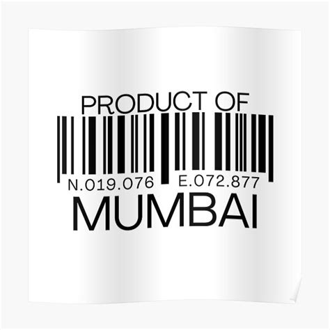 Product Of Mumbai Barcode With Latitude And Longitude Coordinates