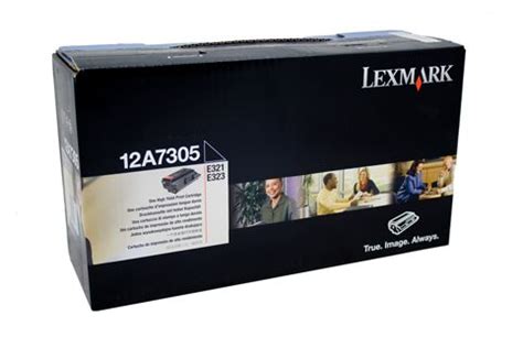 Lexmark E321 E323 Toner Cartridge High Yield 12A7305 6 000 Yield Genuine