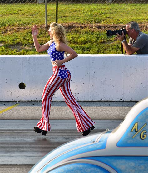 Race Car Flag Girl At Xavier Mccomas Blog