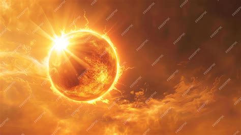 Premium Photo The Surface Of The Sun Is A Roiling Mass Of Hot Gases