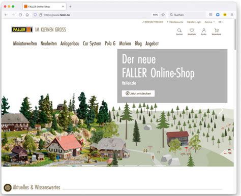Neue Homepage Von Faller Spur G Blog