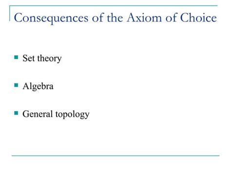 Axiom Of Choice Ppt Physics Science