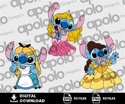 03 Clipart Stitch Princess Halloween Png Stitch Princess Png Stitch