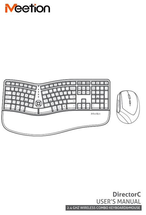 Meetion DirectorC 2 4GHz Wireless Combo Keyboard And Mouse User Manual