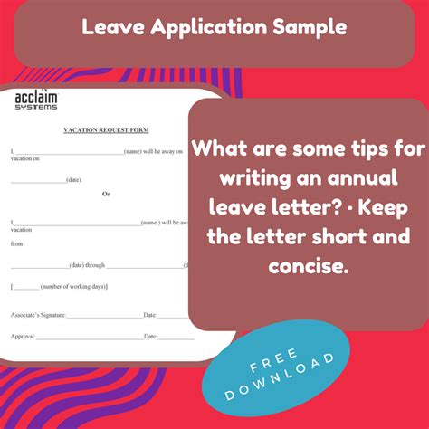 Simple Leaves Application Form Template