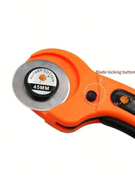 45mm Ergonomic Rotary Cutter Rotary Fabric Cutter With Safety Lock
