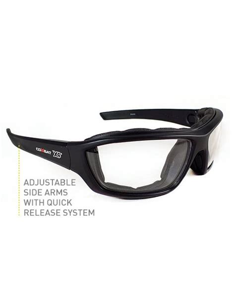 Combat X4 Clear Safety Glasses