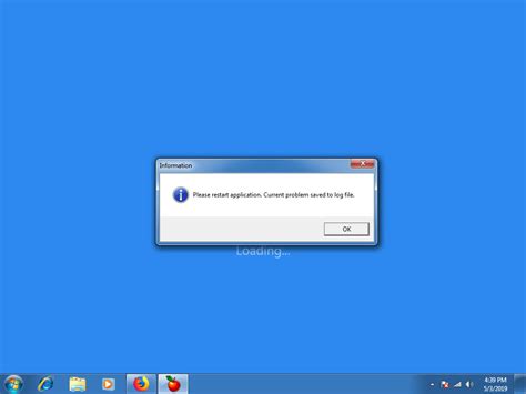 error message current problem saved to log file v5 question
