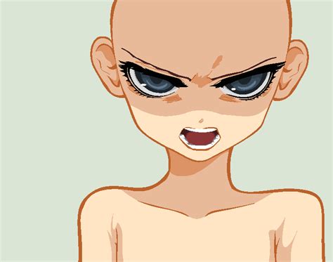Лысая девушка рисунок Фото подборки 2