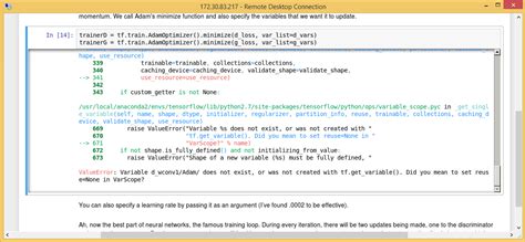 Issue In Trainerd · Issue 1 · Adeshpande3generative Adversarial
