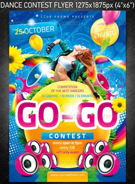Dance Camp Flyer Template Dremelmicro