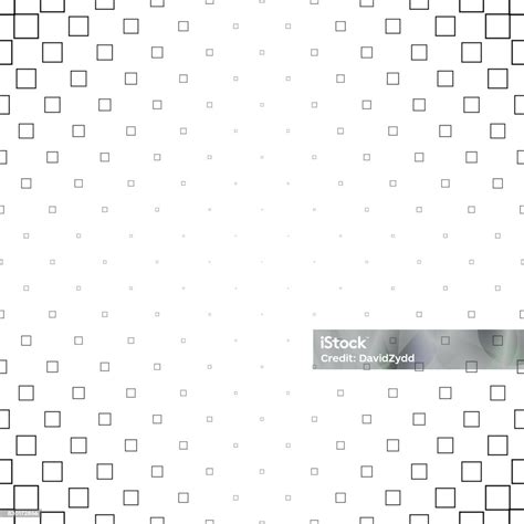 Monochromatic Square Pattern Abstract Vector Background Design Stock Illustration Download