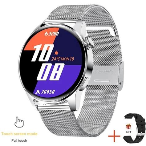 RUMOCOVO Montre connectée Bluetooth pour hommes appels étanche