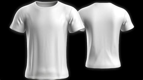 Premium Ai Image Athletic White Tshirt Mockup For Online Store