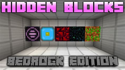 Minecraft Bedrock All Blocks Telegraph