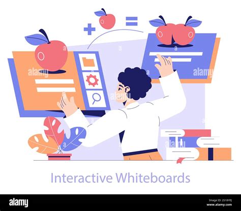 Edtech Concept Interactive Learning And Digital Classroom Tools
