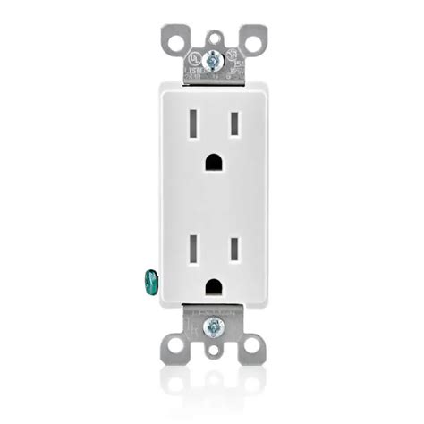 Leviton 15 Amp 125v Nema 5 15r Pole 2 3 Wire Feature Tamper Resistant