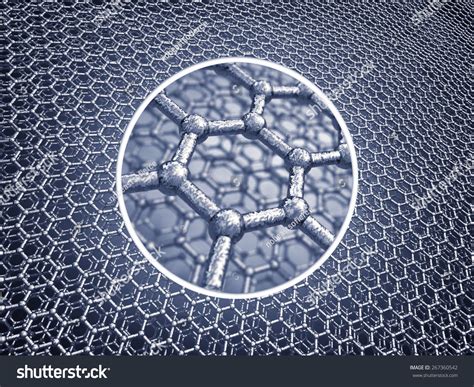 Graphene Sheets Model Nanotechnology Stock Illustration 267360542