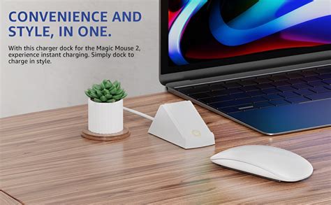 取外し可能なlightning端子を利用し、appleのmagic Mouse 2を置くだけで充電してくれるドックスタンド「rounkin Magic Mouse Charger」が発売。