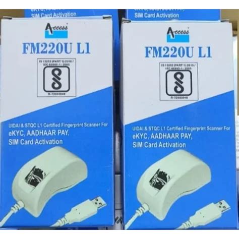 Sensor Type Optical Sensors Startek ACPL FM220U L1 FOR AADAHR BASED