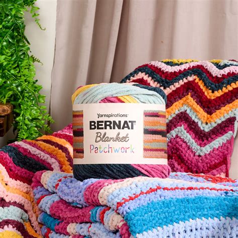 Bernat Blanket Patchwork Yarn 300g105oz Yarnspirations