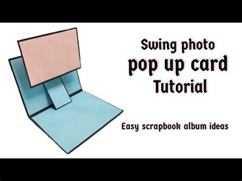 Swing Pop Up Card Making How To Make Swing Pop Card Best Greeting