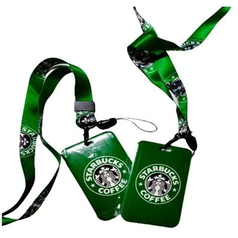 Starbucks Lanyard Cordón Portagafete Llaves Porta Credencial Envío gratis