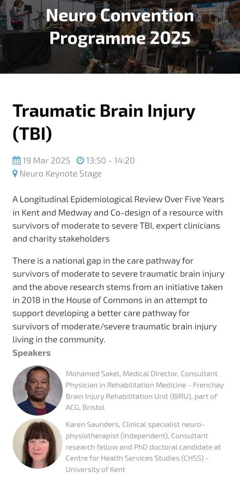 Tbi Acg Dr Mohamed Sakel Mrcp Uk