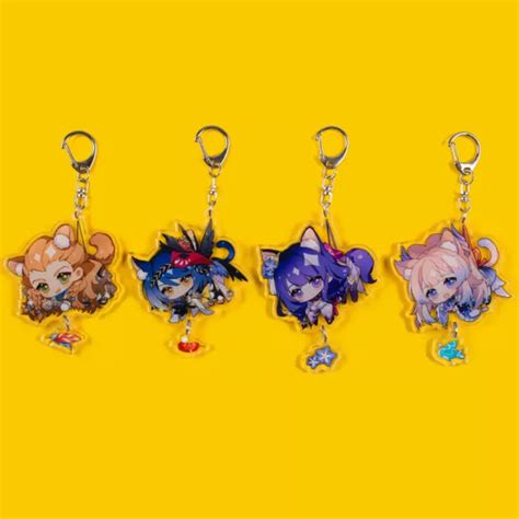 Genshin Impact Aloy Kujou Sara Kokomi Raiden Shogun Baal Keychain