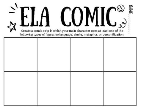 Ela Comic Strips Review Standards Test Prep Art Brain Break Tpt