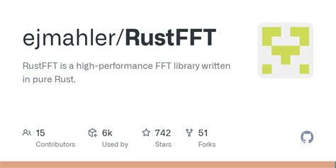 Github Ejmahlerrustfft Rustfft Is A High Performance Fft Library