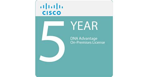 cisco 5 year dna advantage on premises license dna p t1 a 5y bandh